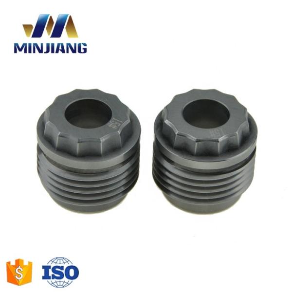YG6X Tungsten Carbide Thread Nozzle Of PDC Oil Drilling Bit Cross Slot Teeth
