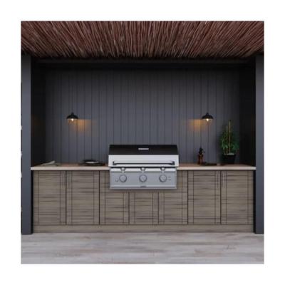 Cina Mobili da cucina con griglia per barbecue a gas per esterni contemporanei personalizzati in vendita