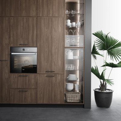 Cina Armadi da cucina di legno con gli armadi da cucina modulari degli accessori della cucina in vendita