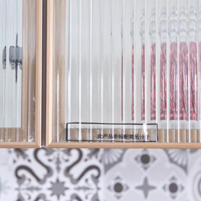 Cina Armadio da cucina di vetro della struttura di Front Modular Kitchen Cabinets Aluminum della porta in vendita