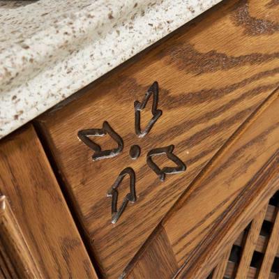 Cina Unità solide di legno solide della cucina degli armadi da cucina della villa dell'hotel in vendita