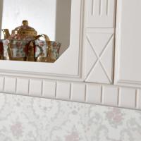 China E1 Solid Wood Kitchen Cabinets Solid Wood Base Cabinets Artificial Stone for sale