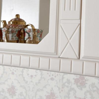 China E1 Solid Wood Kitchen Cabinets Solid Wood Base Cabinets Artificial Stone for sale