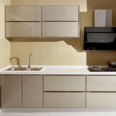Cina Governi modulari degli armadi da cucina cucina Handleless laminata domestica della serie completa della piccola in vendita