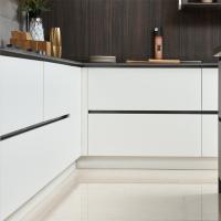 China Artificial Stone Modular Modern Lacquer Kitchen Cabinets for sale