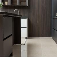 China Artificial Stone Modular Modern Lacquer Kitchen Cabinets for sale
