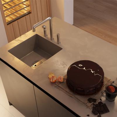 China Modern Hoog pvc polijst Acrylkeukenkasten Vriendschappelijke Eco Te koop