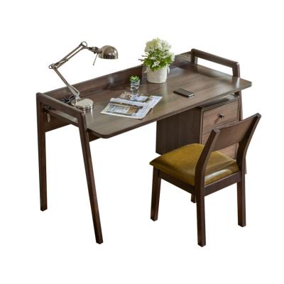 China MDF Family Room Storage Cabinets Solid Wood Study Desk Table for sale
