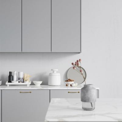 Cina La cucina modulare popolare del PVC degli armadi da cucina del PVC di YADI colora con gli scaffali aperti in vendita
