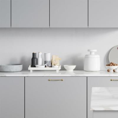 Cina La cucina modulare popolare del PVC degli armadi da cucina del PVC di YADI colora con gli scaffali aperti in vendita
