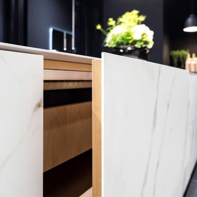 China Royal Style Membrane PVC Kitchen Cabinets PVC Board Cabinet for sale