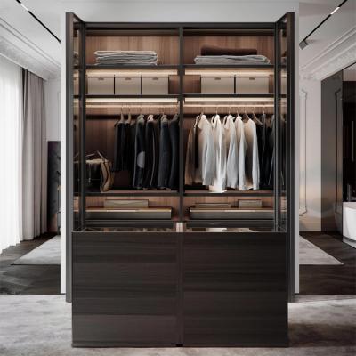 Cina L'accento durevole di Garderobe della mobilia della camera da letto collega i gabinetti moderni del guardaroba in vendita