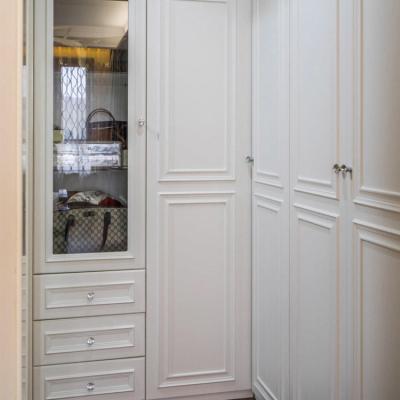 China Moderner Möbel-Kabinett-Kleiderschrank-Weg im Glasgarderoben-Schlafzimmer-Wandschrank zu verkaufen