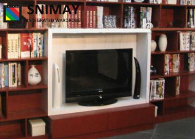 China Contemporary Wood Living Room Storage Cabinet Furniture Set , Bookcases for sale