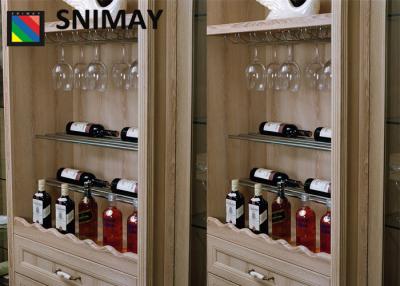 China OEM Melamine Wine Cupboard Furniture Wooden Wine Holder designs for sale