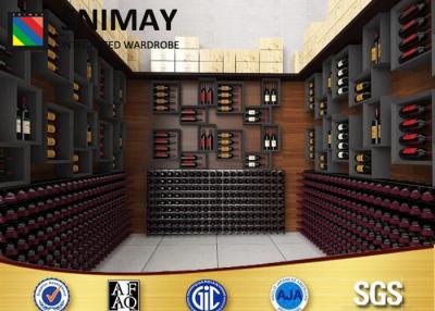 China Living Room Furniture Wood Wine Cabinet U Shape MDF Lift Design for sale