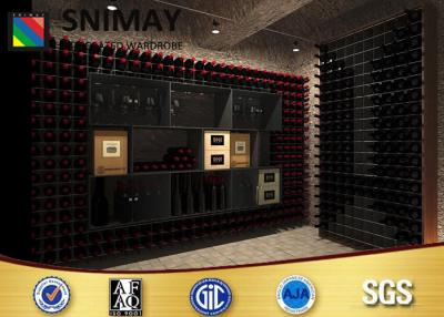 China Storage Room Wood Wine Cabinet , Home Furnishing Wine Stand Display for sale