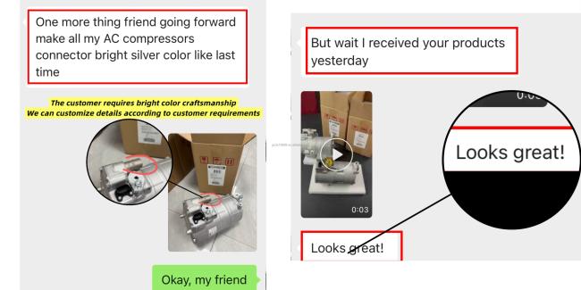 Compressor hole position process