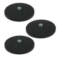 China Block Shaped Rubber Coated Magnet for sale