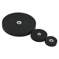 China Block Shaped Rubber Coated Magnet for sale