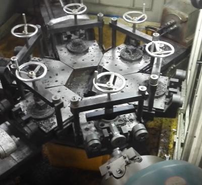 China Six Station Rotary Table Butterfly Valve Machining Machine For Non Standard Butterfly Valves for sale