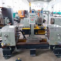 China PLC Controlled Double-Sided Drilling Machine with 300mm Hole Spacing and 0.5mm Accuracy for Valve Flanges for sale