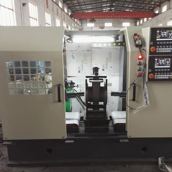High-precision multifunctional valve double-sided CNC boring and milling machine