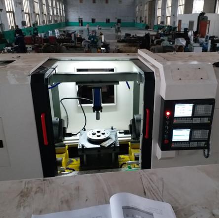 High-precision multifunctional valve double-sided CNC boring and milling machine