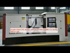 Double Sided CNC Boring Lathe 43-87r/Min 8500KG Cnc Boring Mill For Sale