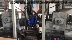 Máquina de perfurar assento de válvula, torno de válvula de duplo fuso, usinagem de válvulas de porta CNC, perfurador de precisão