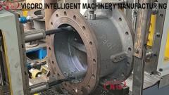 Máquina de perfuração para válvulas, perfuração CNC de buracos em flanges, ASME B16.5