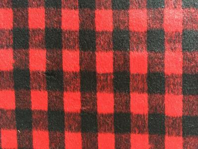 Cina Tessuto del vello del plaid di tartan di resistenza di Pilling, tessuto 800g/M della mobilia del tartan in vendita