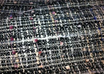 China Luxury Yarn Dyed Upholstery Tweed Fabric Low Weight OEM Accepted for sale