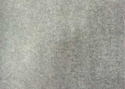 China OEM Accepted Mid - Grey Wool Flannel Upholstery Fabric Woven Technics for sale