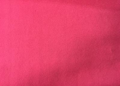 China Professional Pink Double Knit Wool Fabric Environmental Material for sale