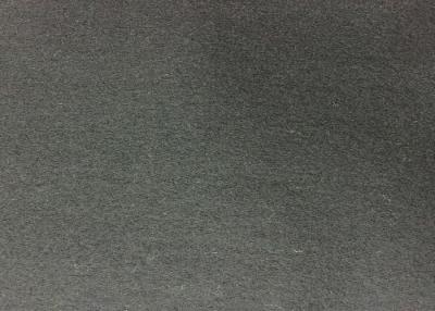 China 100%Wool Waterproof Wool Fabric / Waterproof Wool Cloth Black Color for sale