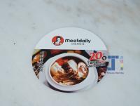 China Large Round Offset Printed Food Sticker Labels For Restaurant Packaging for sale