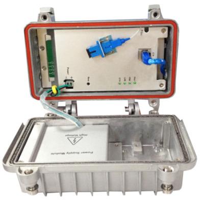 China ZTE Chip Solution Waterproof Outdoor 1GE GPON ONT for sale