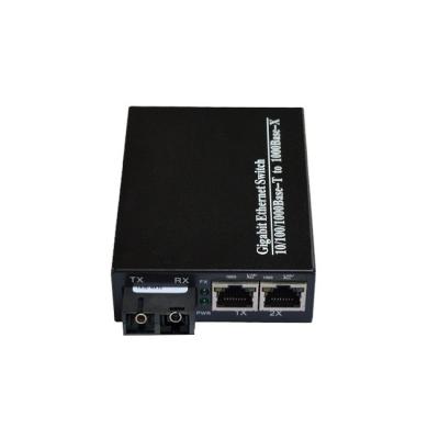 China 2Ports 1000M Fiber Media Converter for sale