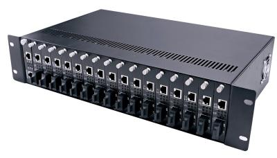 China Managed Chassis Media Converter for sale