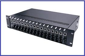 China Managed Chassis Media Converter for sale