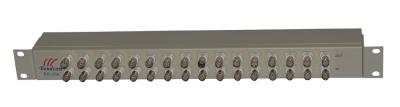 China 75 ohm coax to 120 ohm RJ45 G703 16 E1 Balun panel for sale