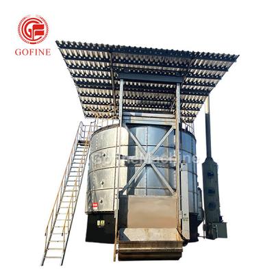 China Custom Compost Fertilizer Production Fermenter Tank Food Waste Poultry Chicken Farm for sale