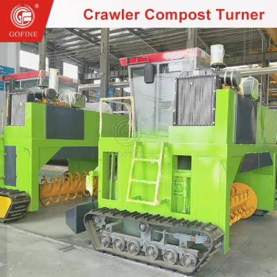 China Crawler Compost Turner High Efficiency Organic Fertilizer Machine For China Manufacturer for sale