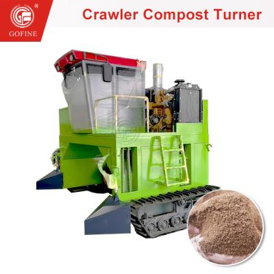 China ODM Mobile Organic Fertilizer Compost Turning Machine for sale