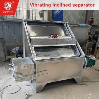 China Urban Sewage Sludge Treatment Vibration Inclined Solid-Liquid Separator for sale