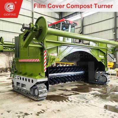 China Driveable Diesel Composter For Organic Fertilizer Production for sale
