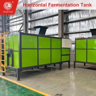 China PLC Controlled Bio Waste Compost Machine with Aerobic Fermenter for sale