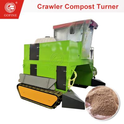 China Self-Propelled Hydraulic Compost Turner for Organic Waste Recycling on Farms for sale