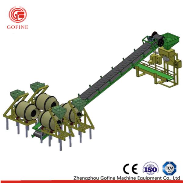 Quality NPK BB Granules Fertilizer Production Line Highly Efficient Low Power Consumptio for sale